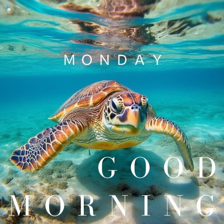 40+ Good Morning Turtle Images & GIFs - Good Morning Wishes