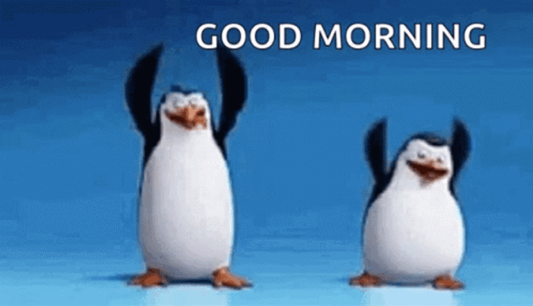 45+ Good Morning Penguin Images - Good Morning Wishes
