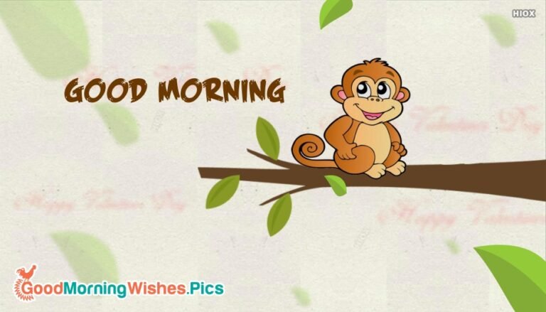65+ Good Morning Monkey Images - Good Morning Wishes